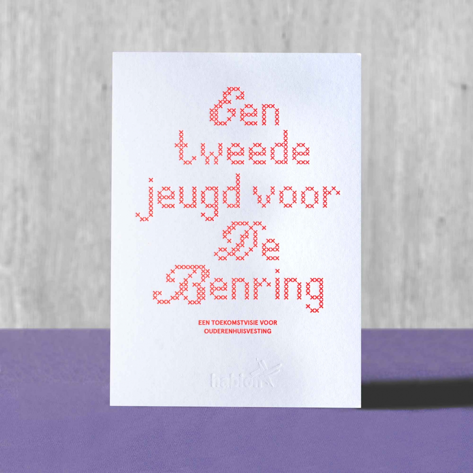 Boekcover Benring - Miss Letterpress